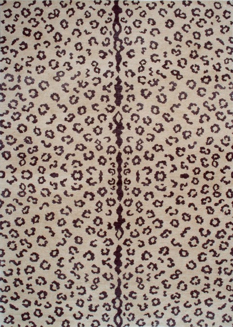 Snow Leopard Black/Ivory Oversized Tibetan Area Rugs – innerasiarugs